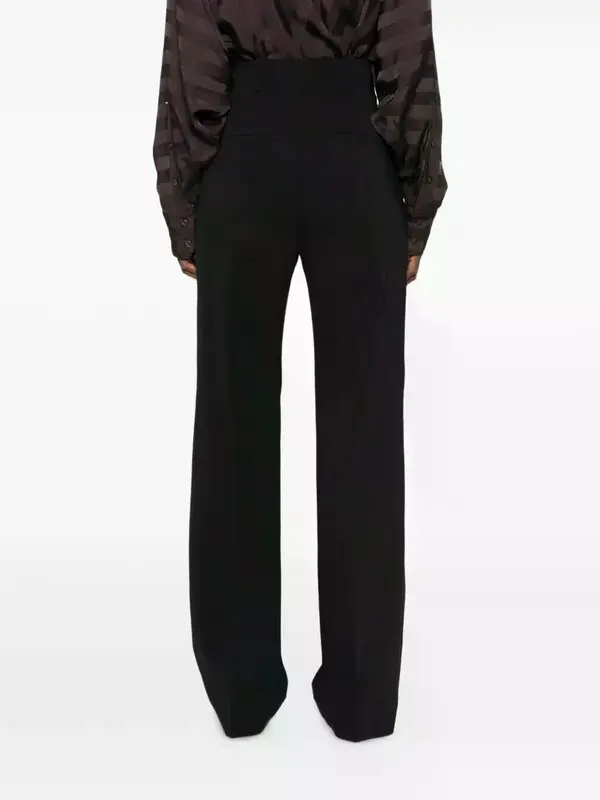 Sportmax Volonta High-waisted Wide-leg Trousers