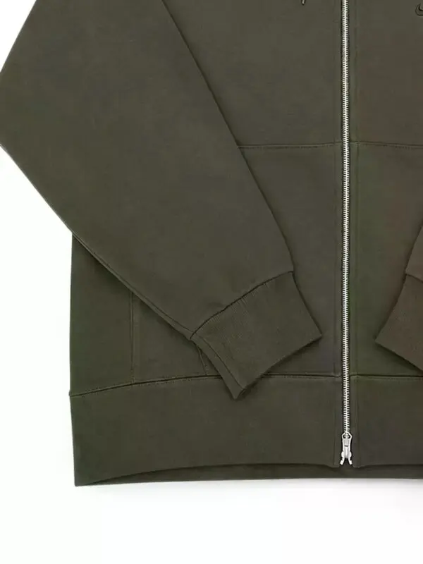 Nike Logo-embroidered Zip-up Hoodie