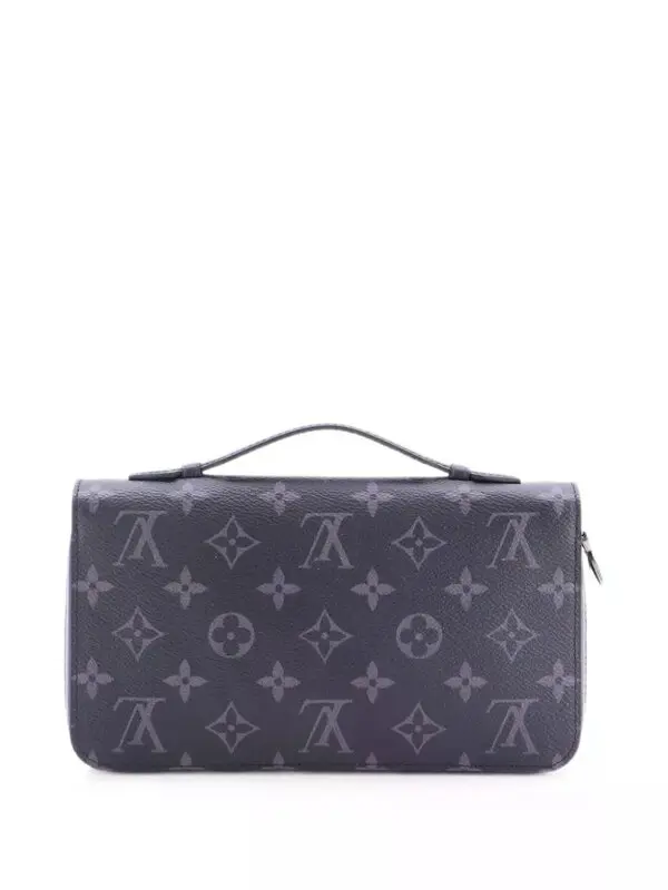 LOUIS VUITTON Zippy Wallet Monogram Eclipse Canvas Xl Small Wallets