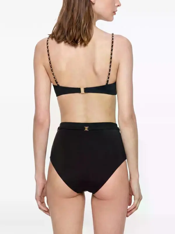 Zimmermann Roselight Chain-link Strap Bikini Top