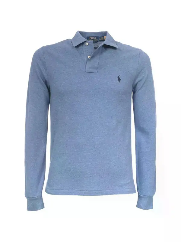 Polo Ralph Lauren Embroidered Long-sleeve Polo Shirt