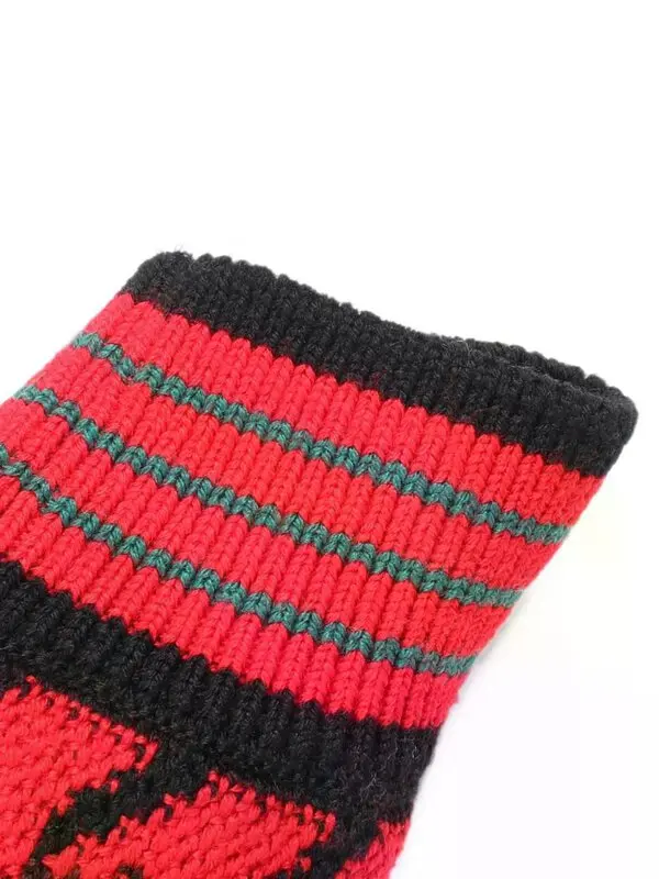 Gucci 2010s Houndstooth Cropped Sweater