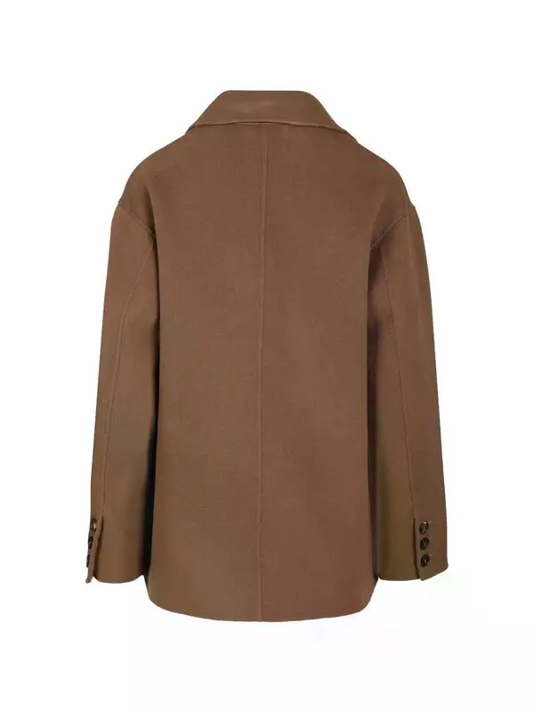 Max Mara V-neck Single-breasted Wool Jacket