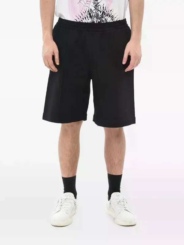 Givenchy Pleated Elasticated-waist Shorts - Black