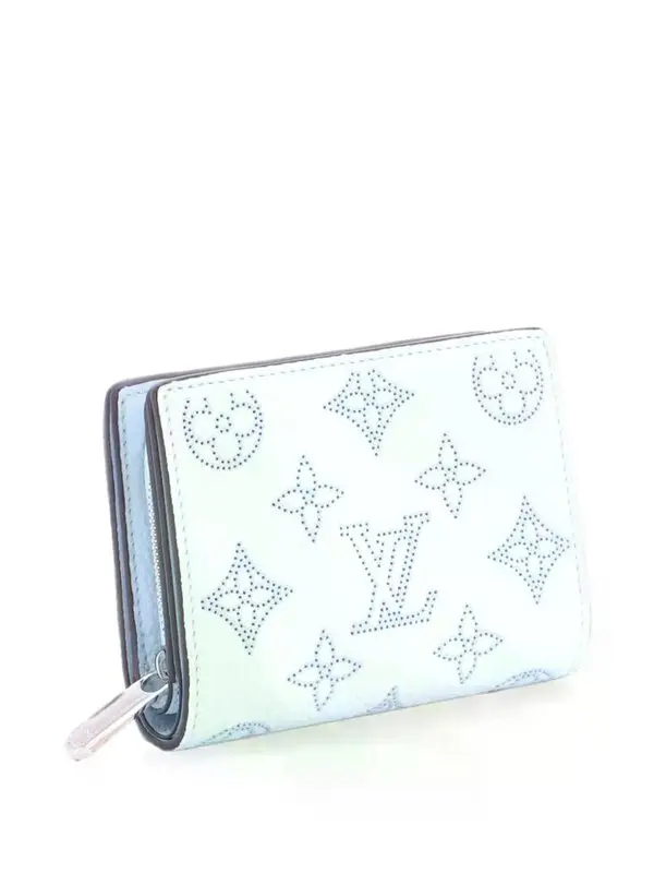 LOUIS VUITTON Clea Wallet Mahina Leather Small Wallets