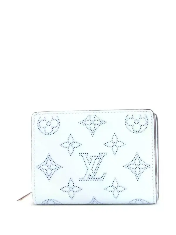 LOUIS VUITTON Clea Wallet Mahina Leather Small Wallets - Blue