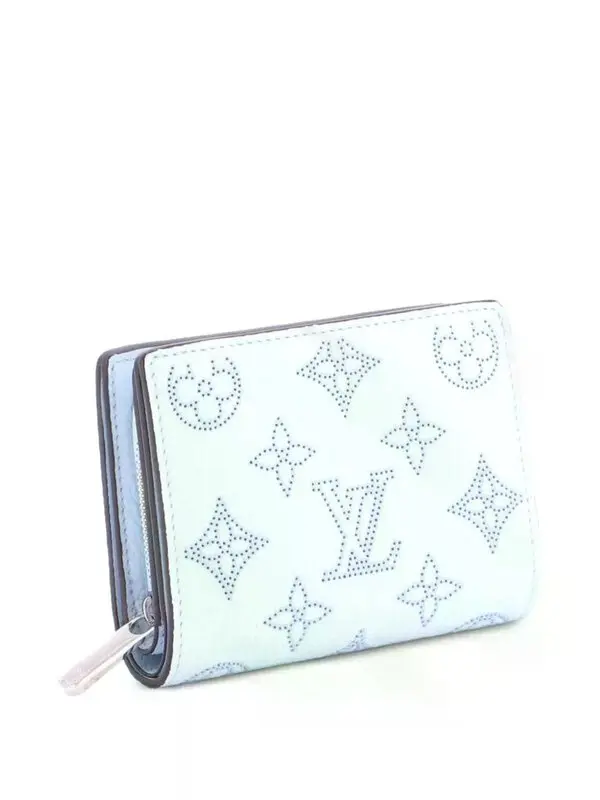 LOUIS VUITTON Clea Wallet Mahina Leather Small Wallets