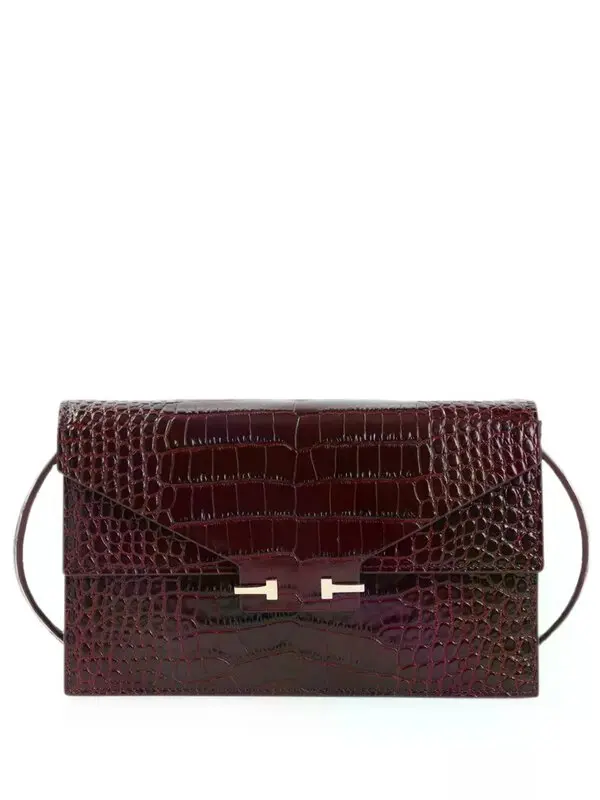 TOM FORD Mini Croc-effect Leather Clutch Bag