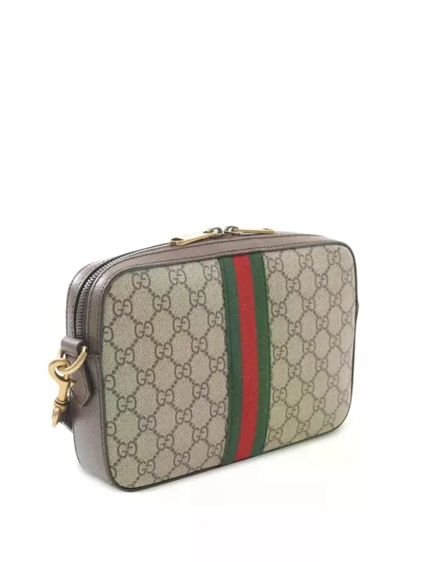 Gucci Gg Canvas Web-stripe Cross Body Bag