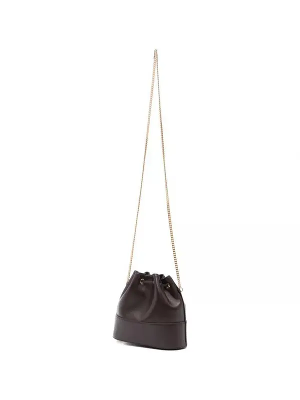 Valentino Garavani Bucket Bag With Chain Strap - Brown