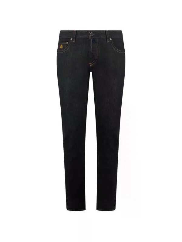 MOORER Slim-fit Jeans - Blue