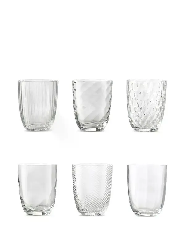 NASONMORETTI Idra Textured Glasses - White