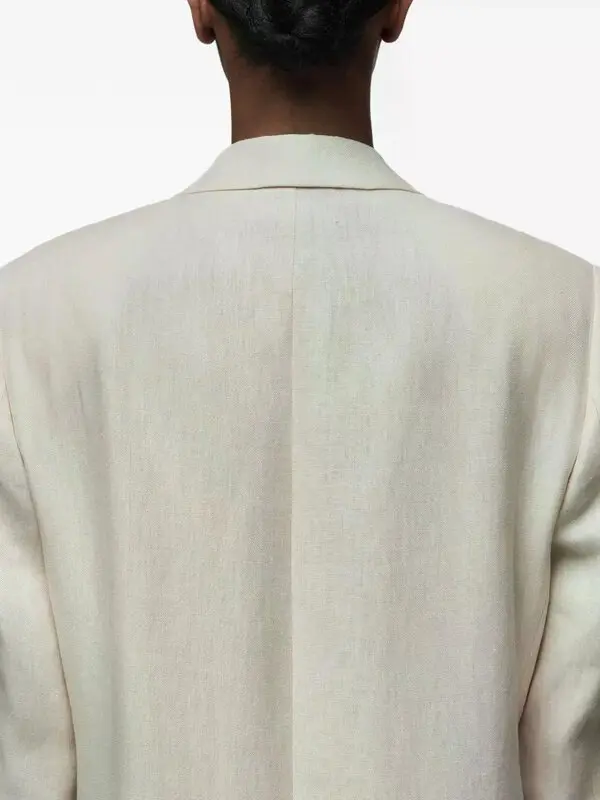 CAYET Rasha Double-breasted Longline Blazer