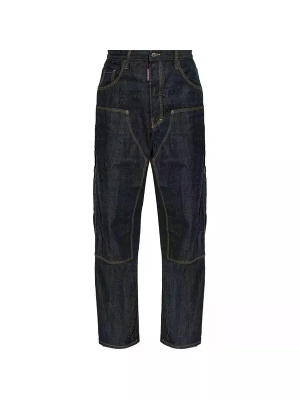 Dsquared2 Japanese Rinse Baggy Carpenter Jeans - Blue