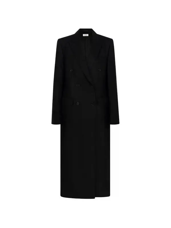 CAYET Rasha Double-breasted Blazer With Peak Lapels