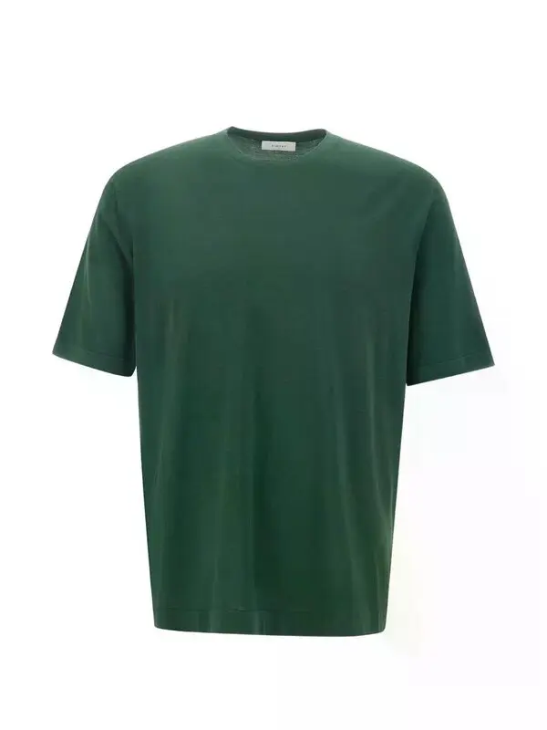 DIKTAT Crew-neck Cotton T-shirt - Green