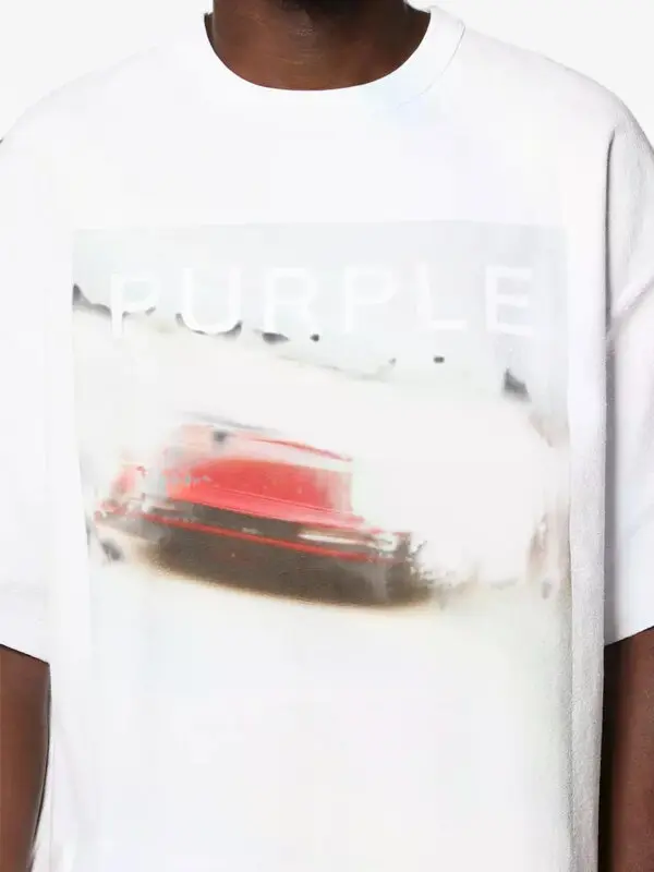 PURPLE BRAND Graphic-print Crew-neck T-shirt