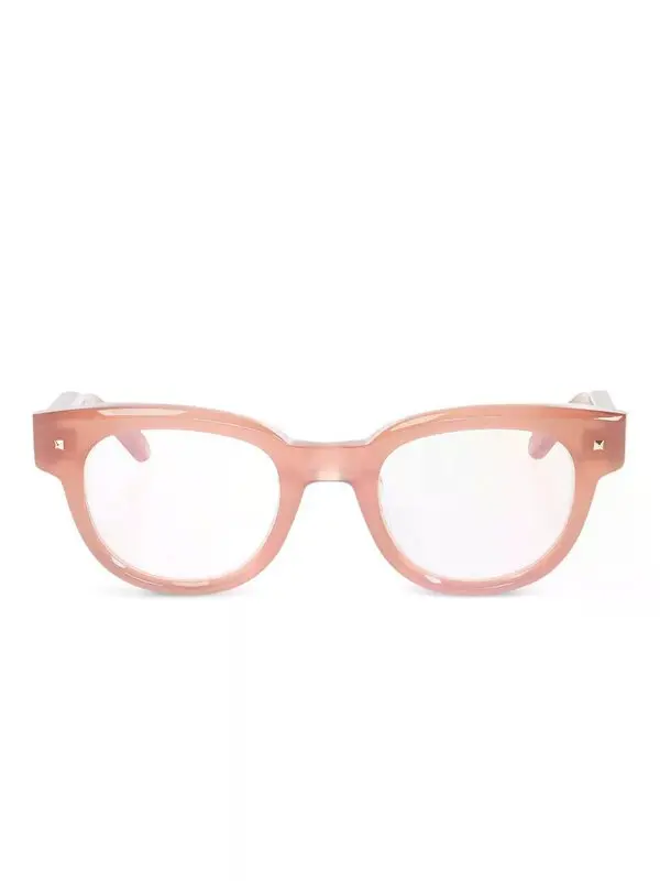 Valentino Garavani Geometric Frame Eyeglasses - Pink