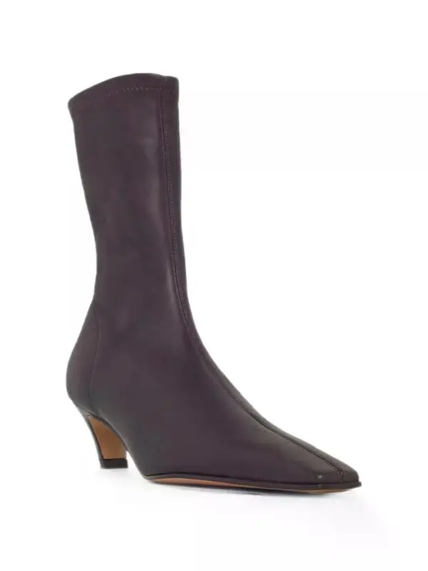 Khaite Arizona Square-toe Ankle Boots