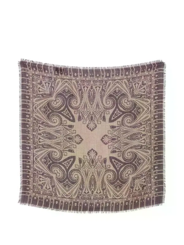 Etro Paisley-print Scarf - Neutrals