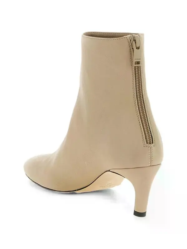 TOTEME Almond-toe Nappa Ankle Boots