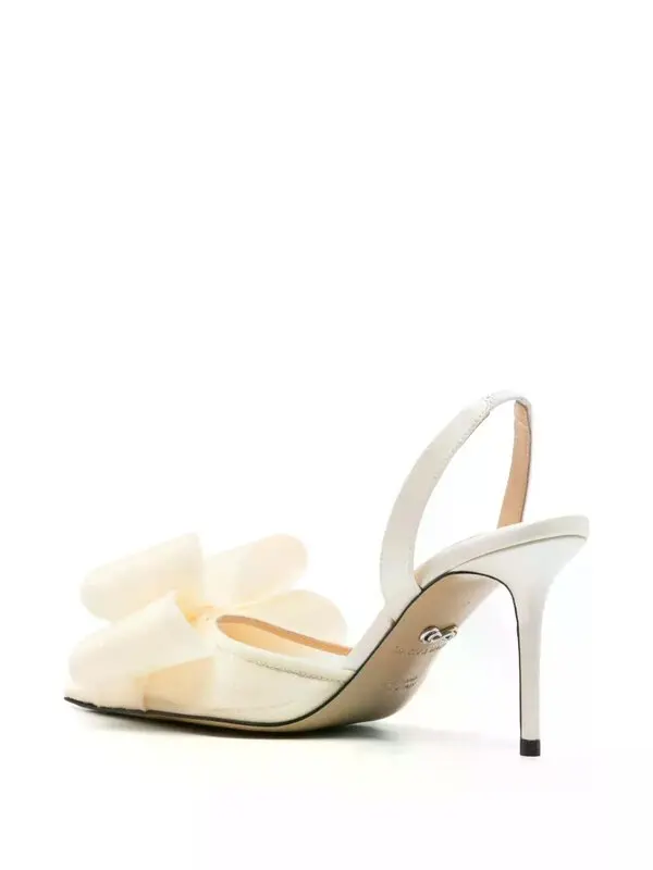 Mach & Mach Bow Detailing Slingback Pumps
