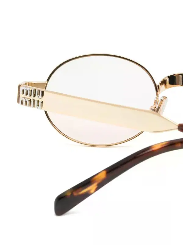 Miu Miu Oval-frame Glasses