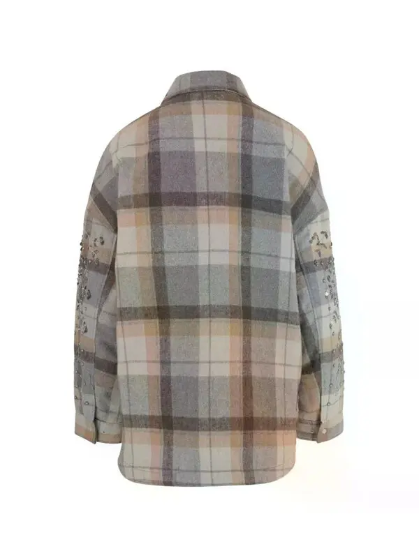 Stella McCartney Check-pattern Embroidered Jacket