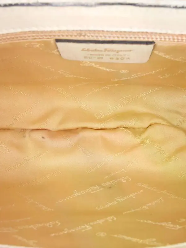FERRAGAMO Leather Gancini Flap Shoulder Bag