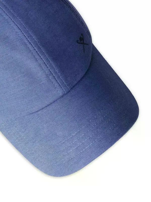 HACKETT LONDON Logo-embroidered Linen Baseball Cap