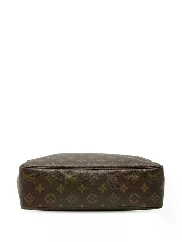 LOUIS VUITTON Monogram Trouss Trousse Toilette 28 Clutch Bag - Brown