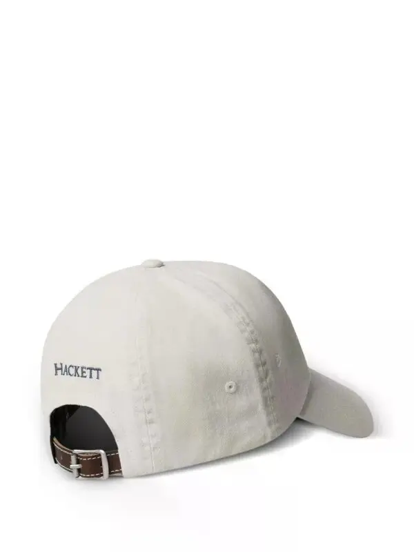 HACKETT LONDON Logo-embroidered Washed-effect Baseball Cap