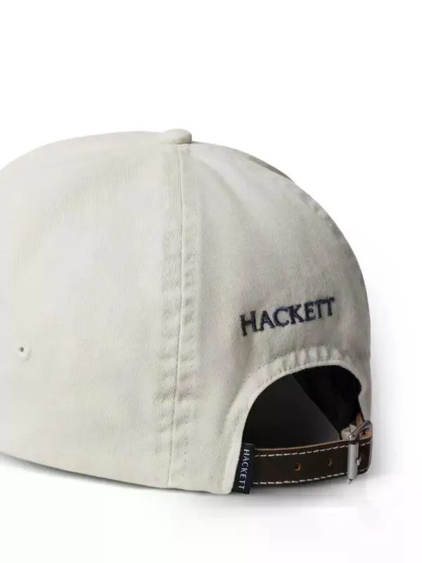 HACKETT LONDON Logo-embroidered Washed-effect Baseball Cap