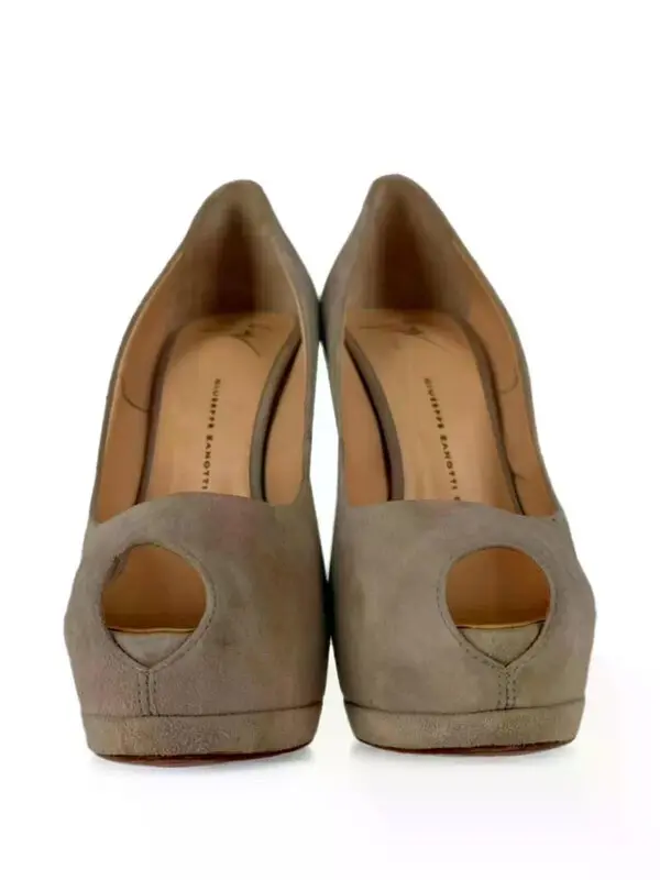 GIUSEPPE ZANOTTI Sharon Peep-toe Platform Stiletto Pumps