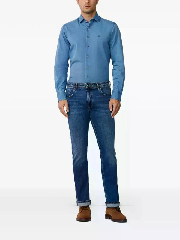 HACKETT LONDON Slim-fit Jeans With Vintage Wash