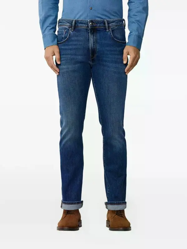 HACKETT LONDON Slim-fit Jeans With Vintage Wash