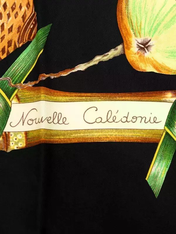 Hermès 1994 Jardin Creole Silk Scarf 90 Scarves