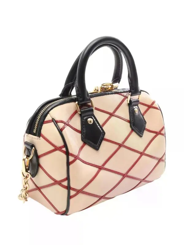 LOUIS VUITTON 2000-2026 Malletage Speedy 20 Bandouliere 20 Satchel - Neutrals