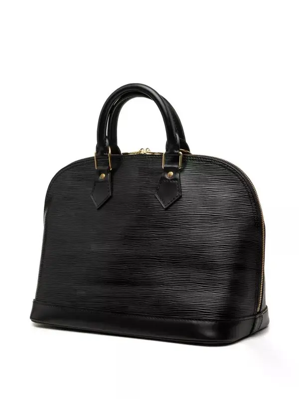 LOUIS VUITTON Epi Alma Pm Handbag - Black