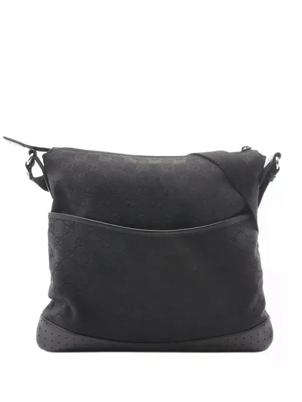 Gucci 2000-2015 Gg Canvas Perforated Crossbody Bag