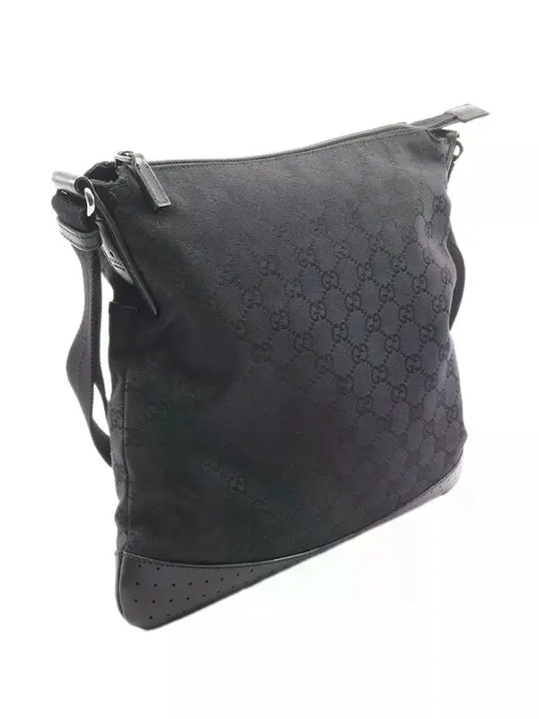 Gucci 2000-2015 Gg Canvas Perforated Crossbody Bag