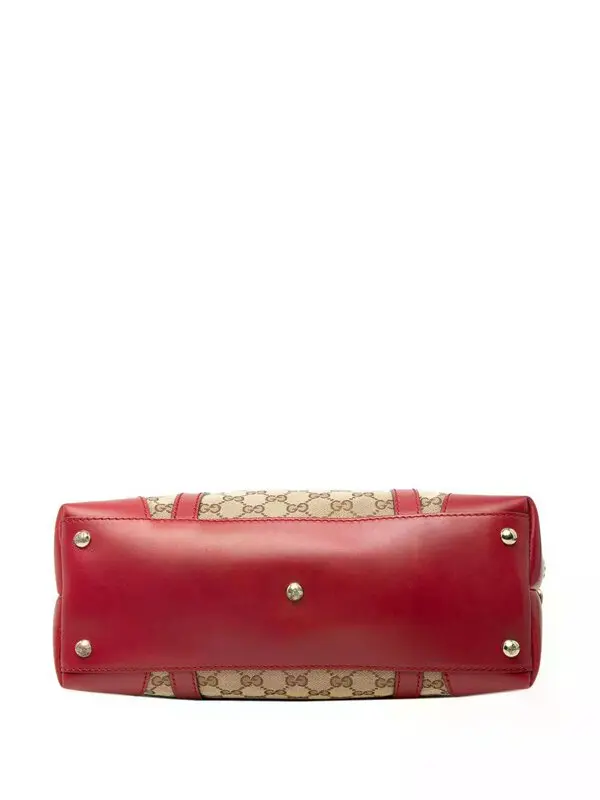 Gucci Gg Canvas Tote Bag - Red