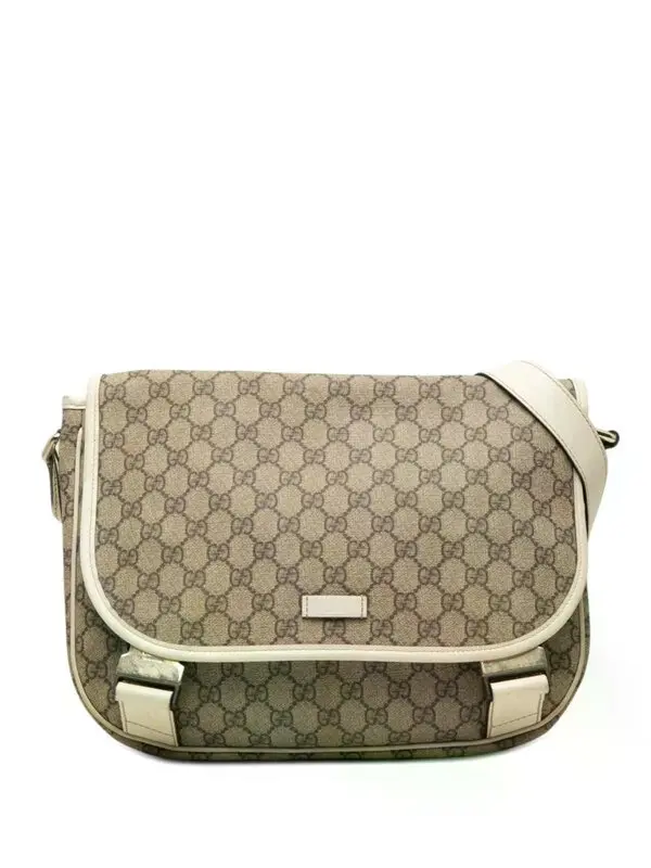 Gucci Gg Supreme Crossbody Bag - Neutrals