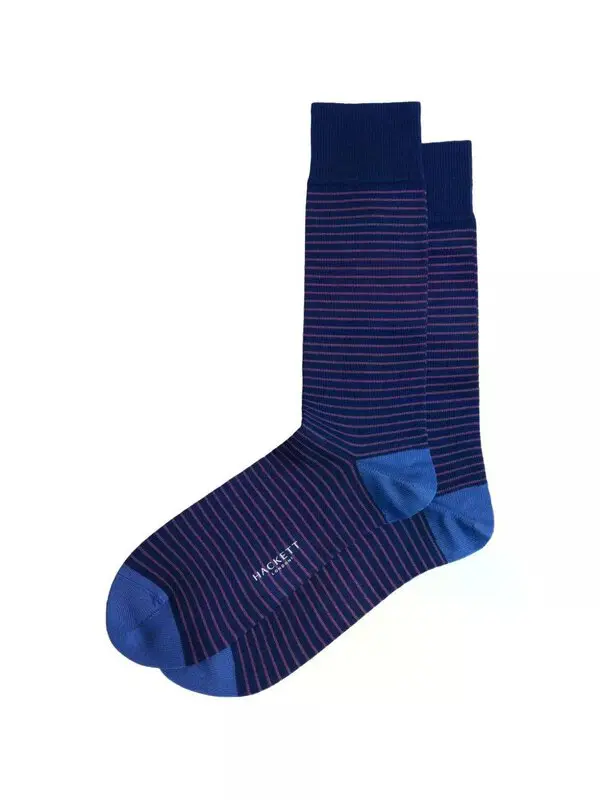 HACKETT LONDON Jacquard-stripe Socks