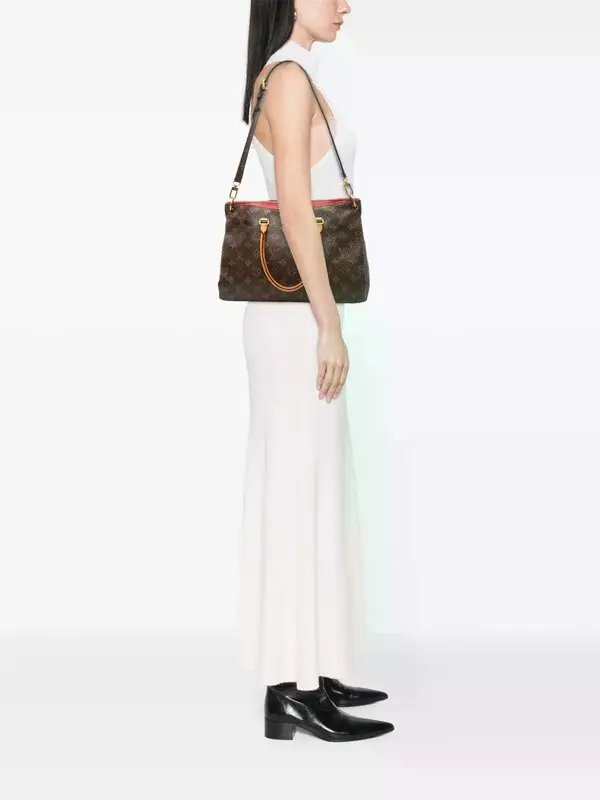 LOUIS VUITTON 2015 Monogram Pallas Mm Satchel