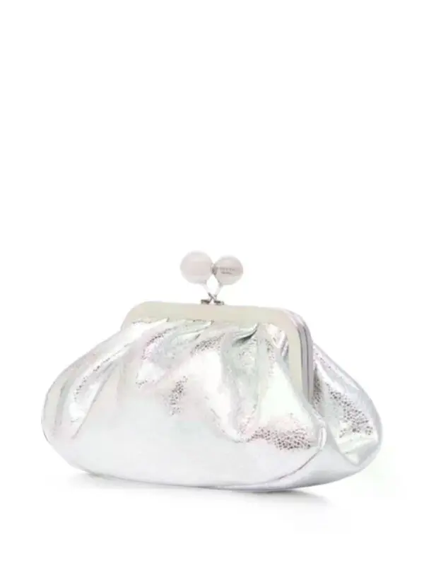 Max Mara Pasticcino Craquelure Effect Clutch Bag