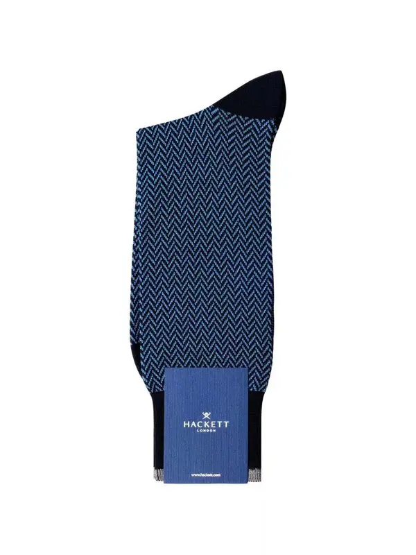 HACKETT LONDON Herringbone-pattern Socks