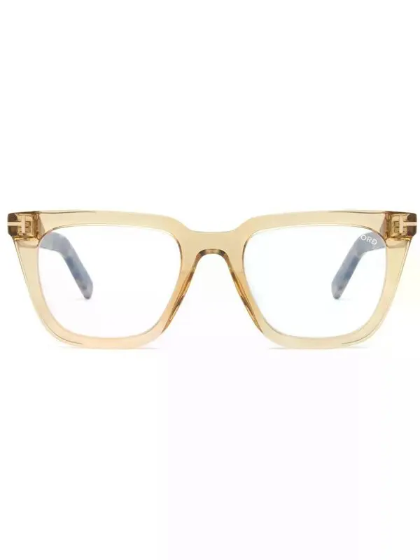 TOM FORD Square-frame Glasses - Brown