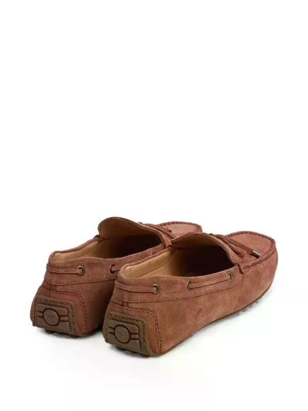 HACKETT LONDON Lace-up Suede Driver Shoes