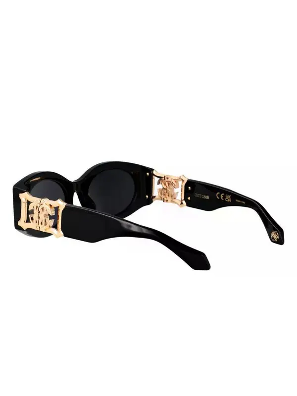 Roberto Cavalli Logo-plaque Sunglasses